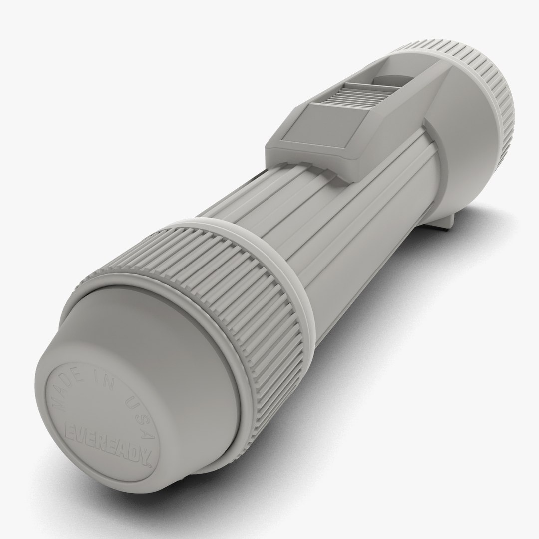 Flash Light Flashlight 3d Model