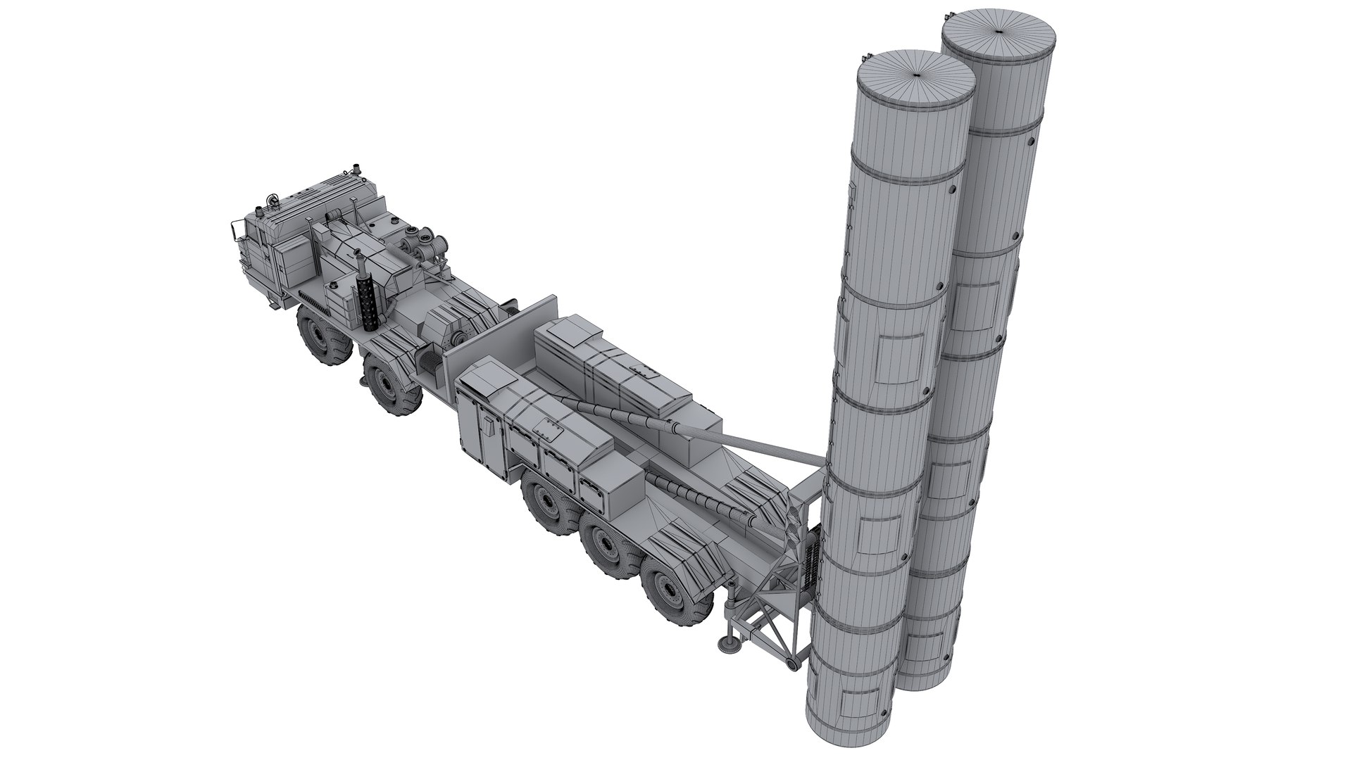 S-500 Missile System 3D Model - TurboSquid 2240137