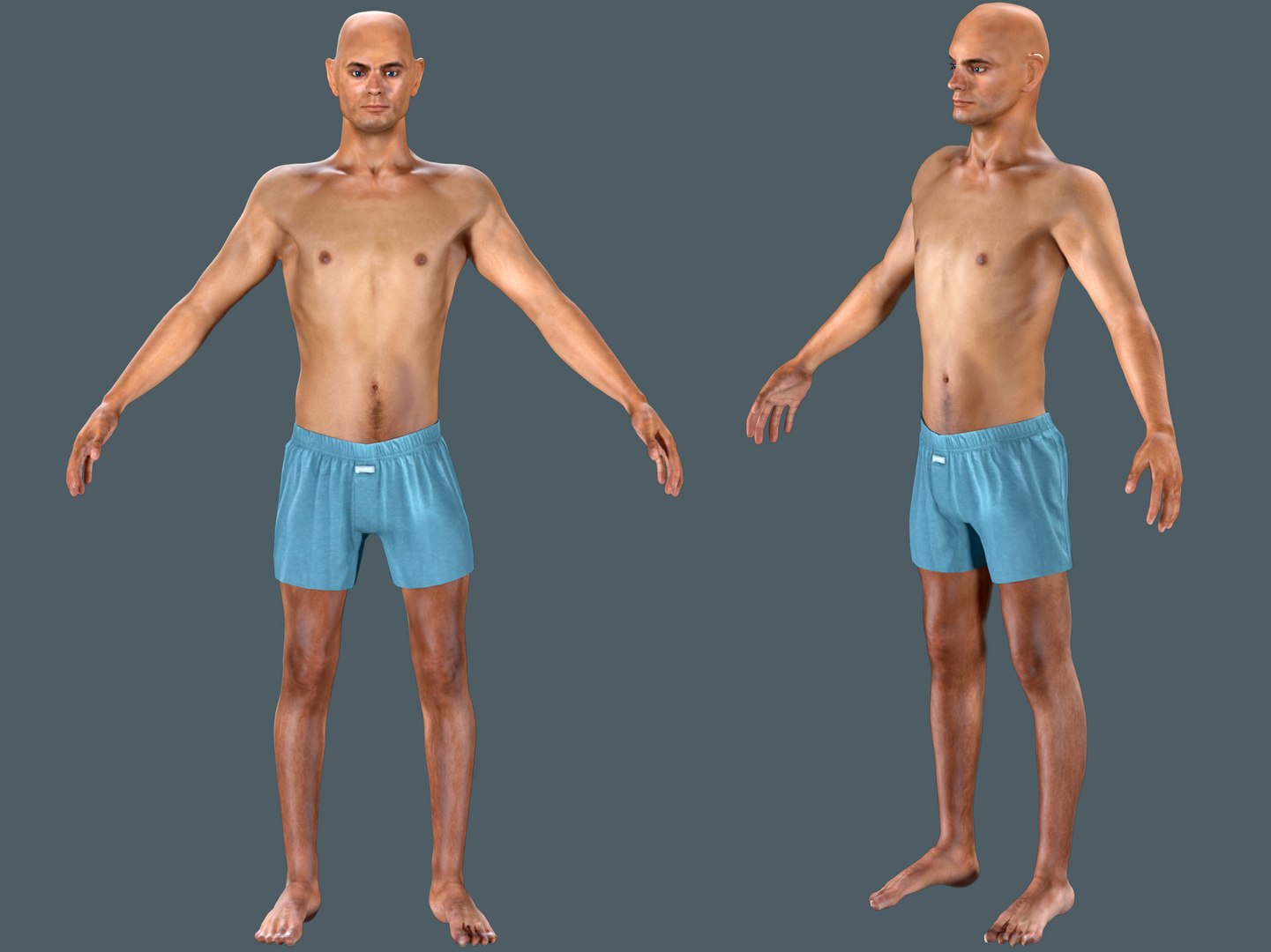 Human Model Generic Thin Male 3D Model - TurboSquid 1781798