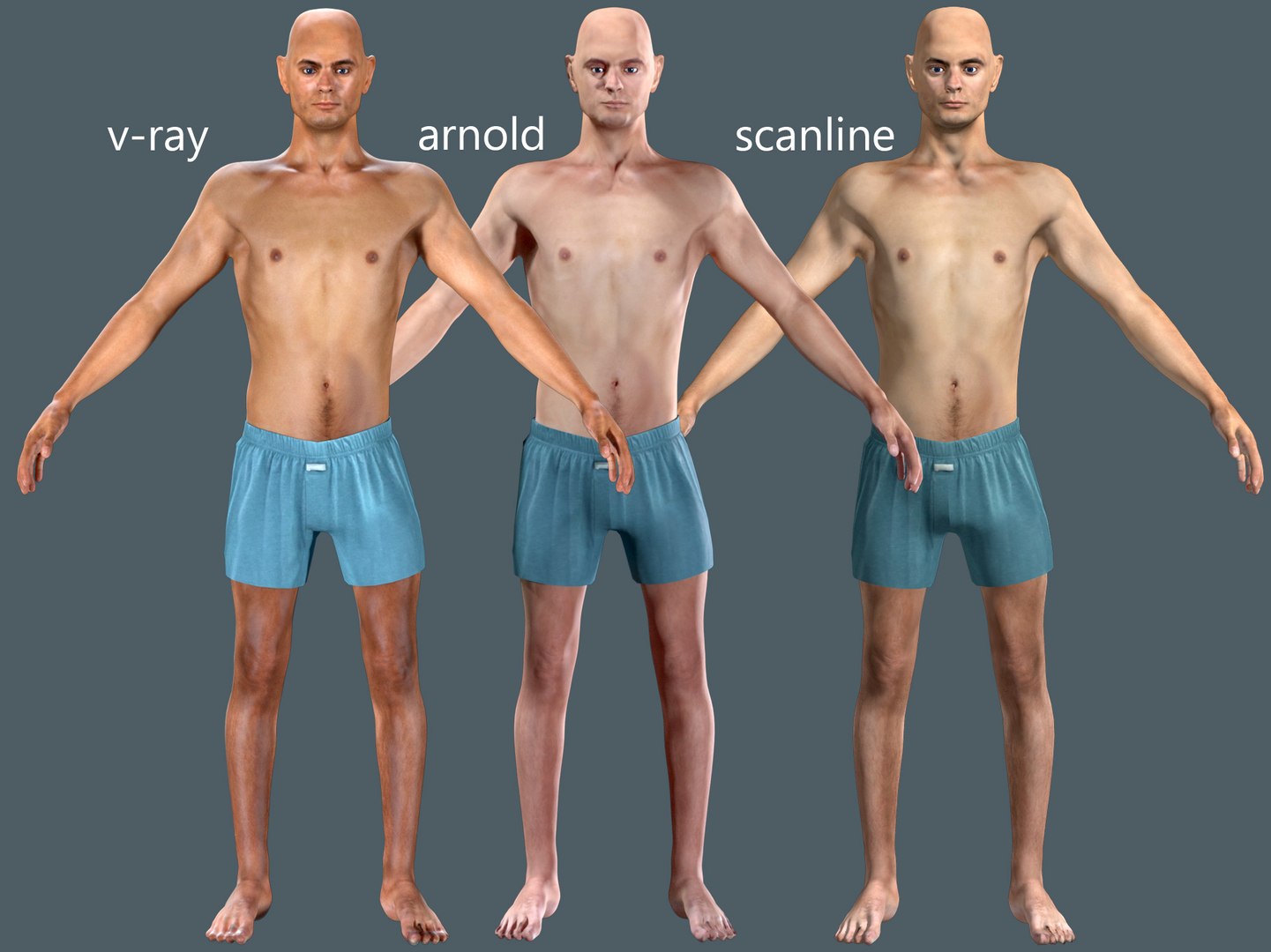 Human Model Generic Thin Male 3D Model - TurboSquid 1781798
