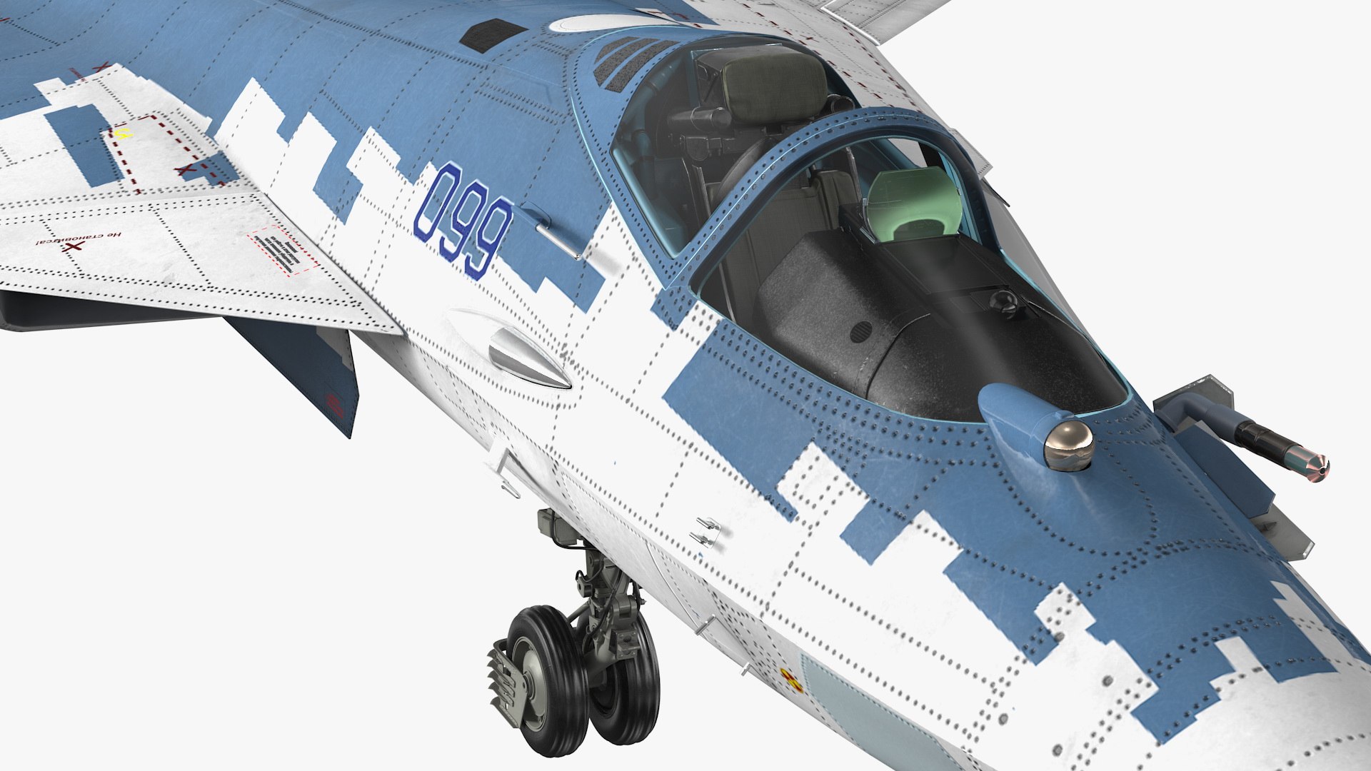 Su 57 stealth jet fighter 3D model - TurboSquid 1620879