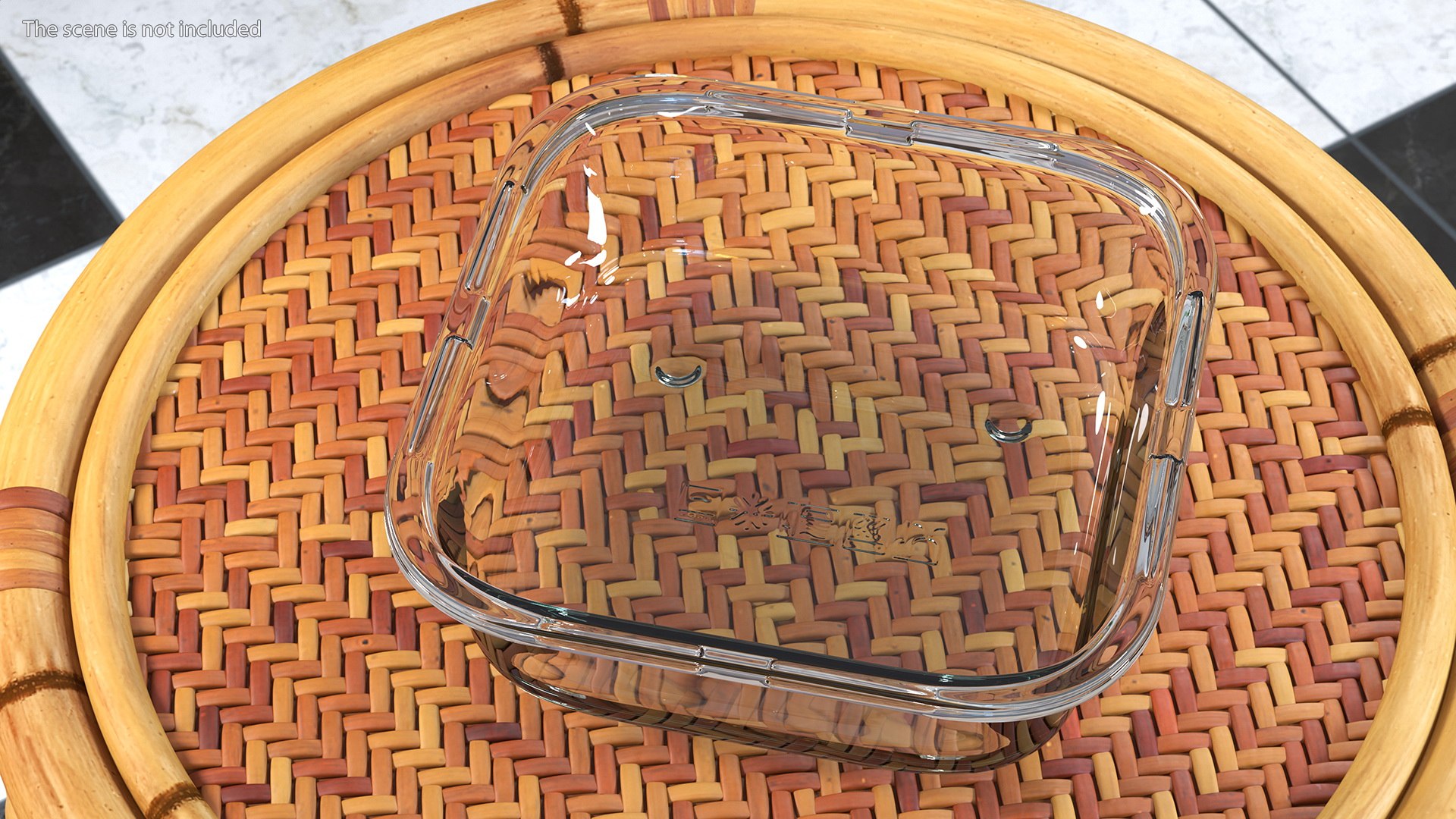 3D Glass Clip Lock Food Storage Container Set model - TurboSquid 1738086