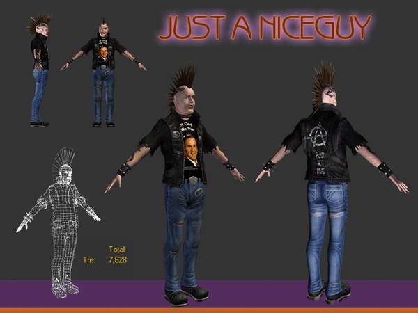 Punk 3D Models for Download | TurboSquid