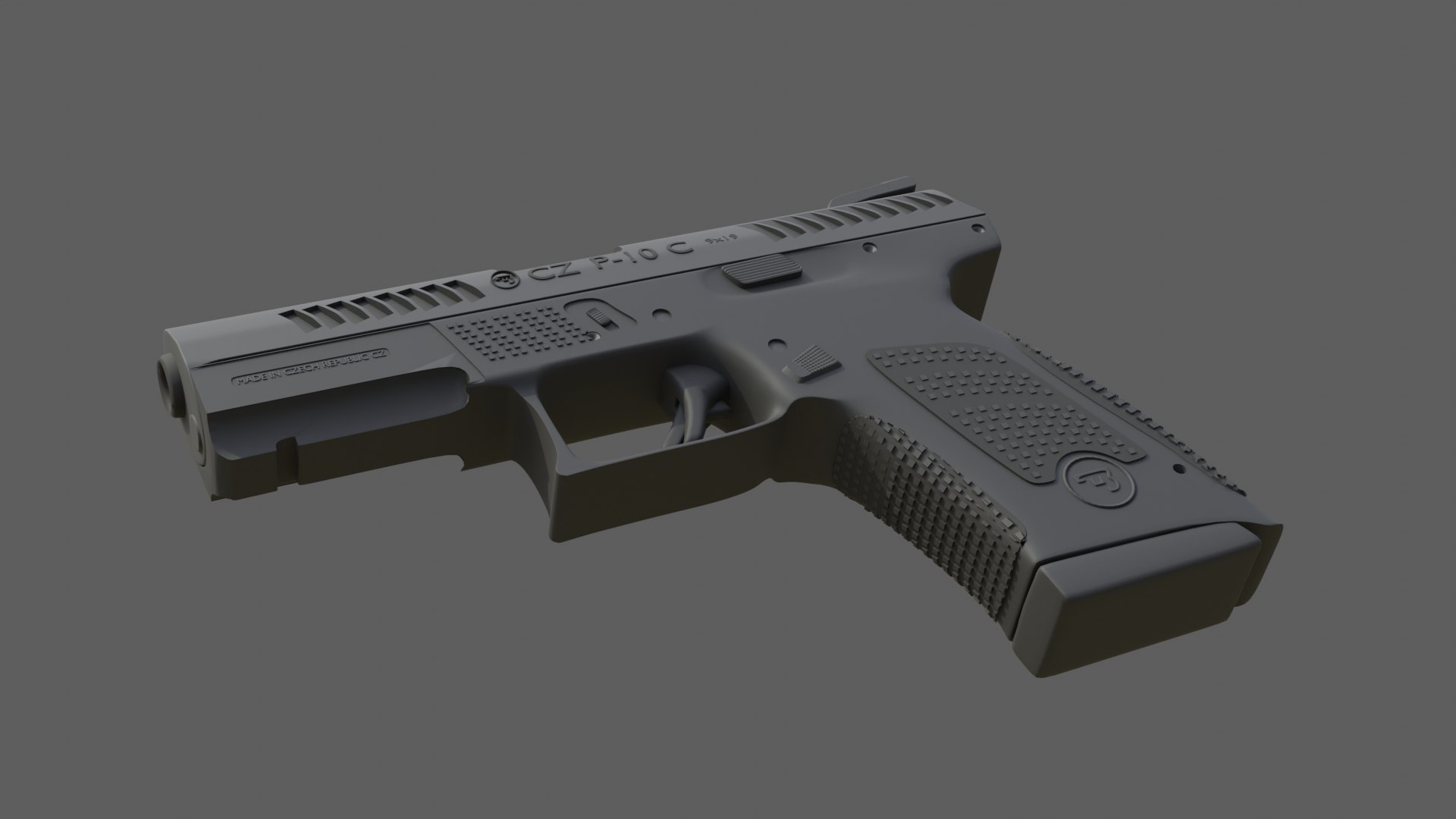 3D Model Pistol CZ P-10 C - TurboSquid 2127455