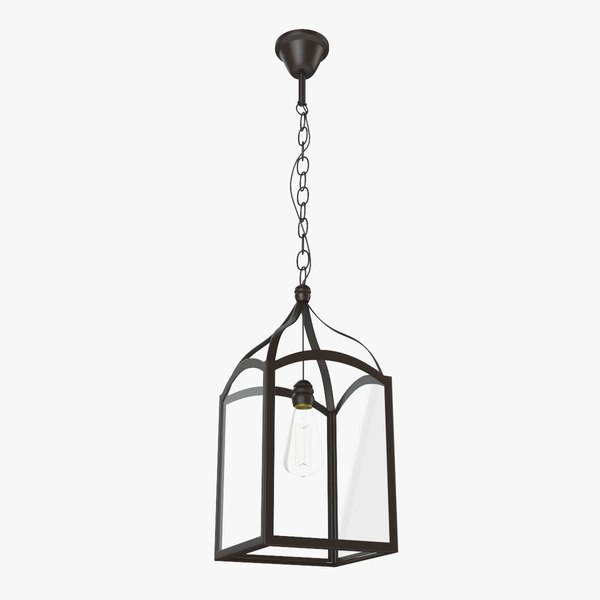 max loft square lamp-chandelier