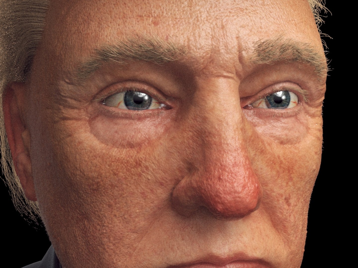 Head Donald Trump 3D Model - TurboSquid 1534440