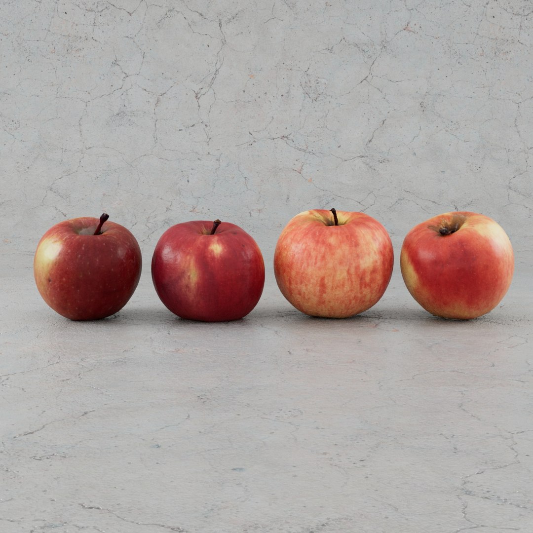 Apple fruit food 3D - TurboSquid 1453625