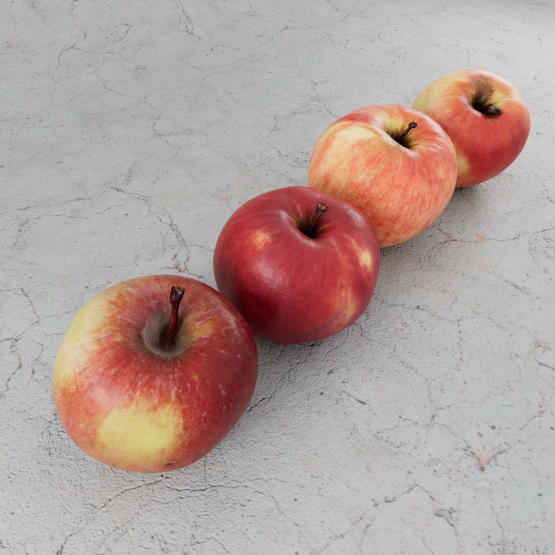 Apple fruit food 3D - TurboSquid 1453625