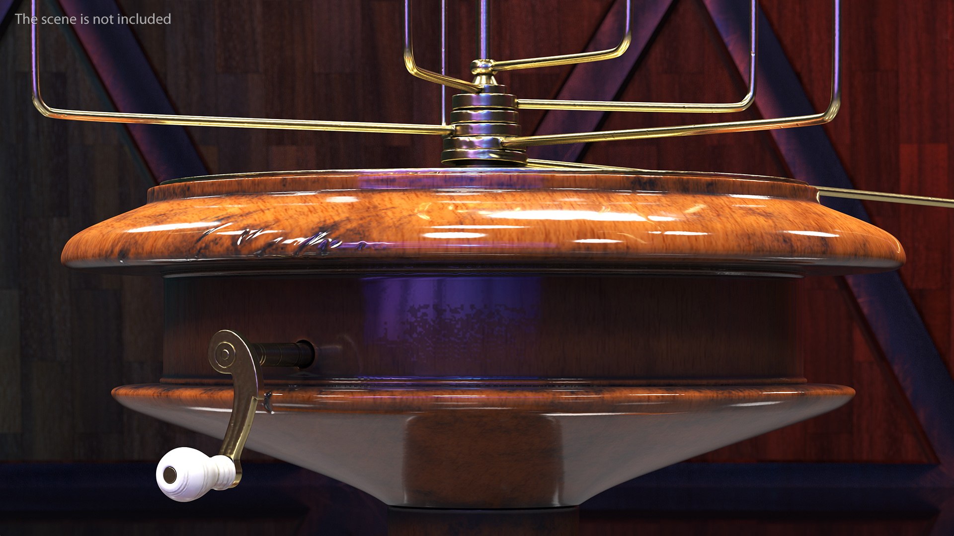 Small Antique Orrery Rigged 3D - TurboSquid 1930081