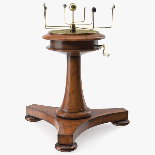 Small Antique Orrery Rigged 3D - TurboSquid 1930081
