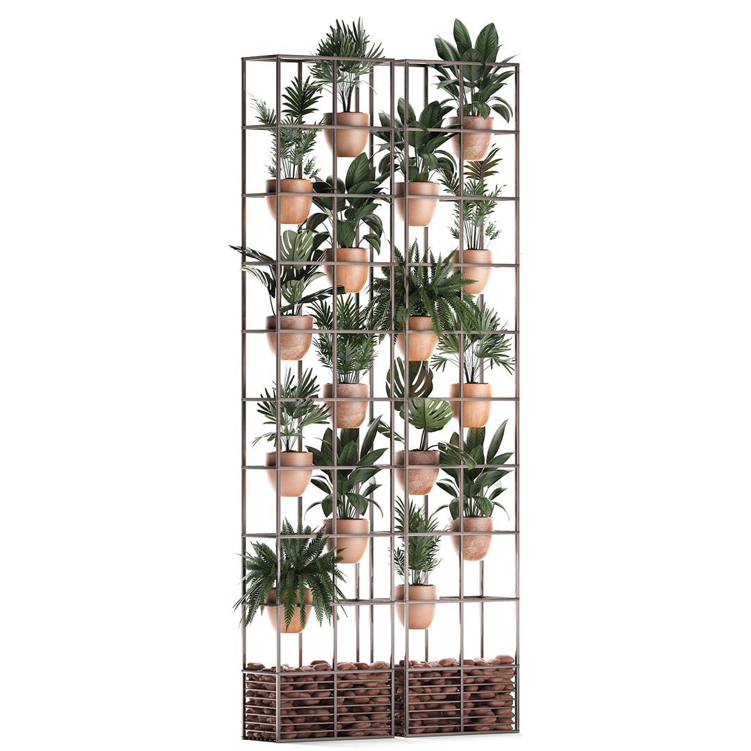 Plants Vertical Gardening 3D Model - TurboSquid 1442709
