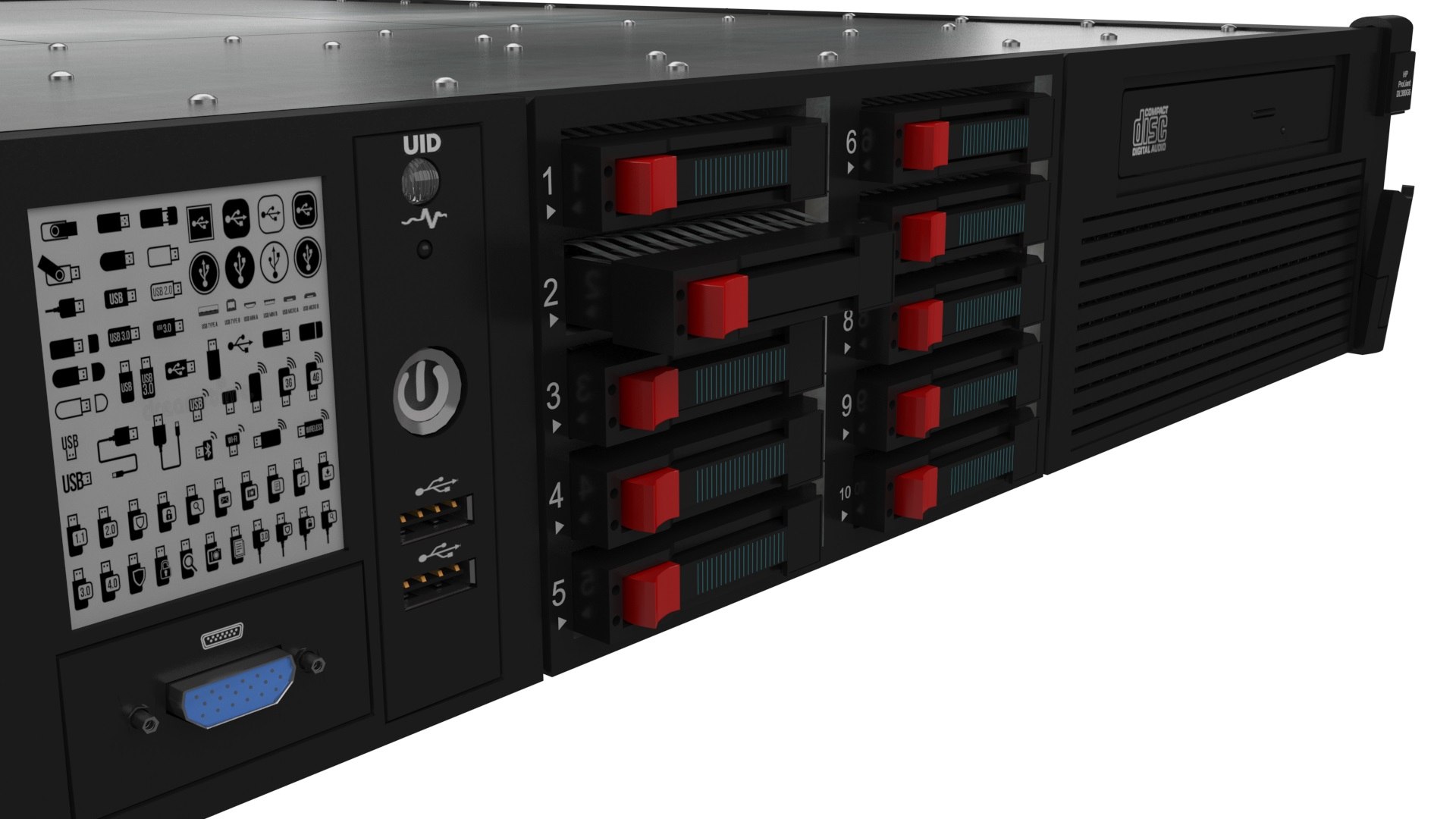 3D model Server Cpu and Compaq Pc - TurboSquid 1760196