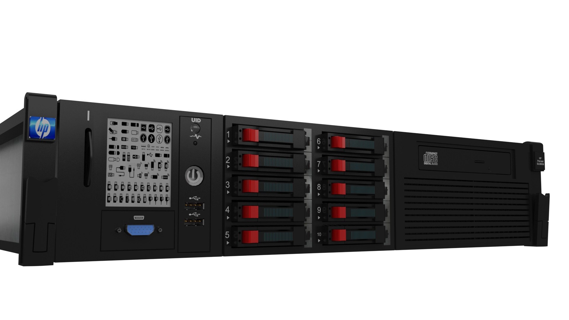 3D model Server Cpu and Compaq Pc - TurboSquid 1760196