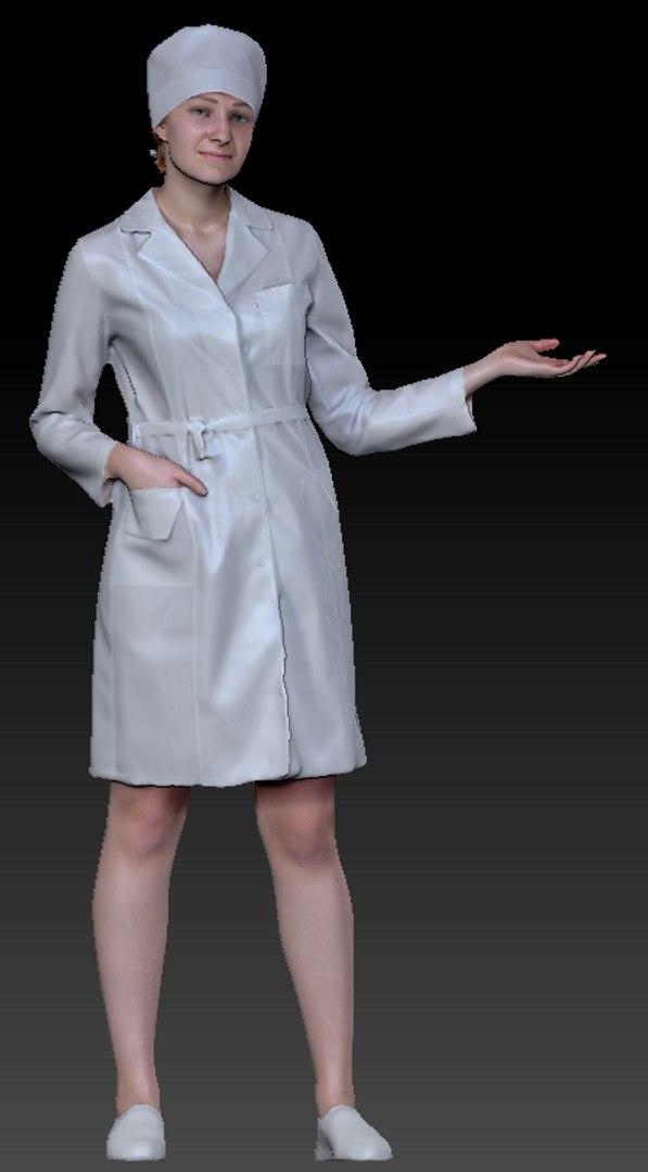 Human Nurse Model - TurboSquid 1470685