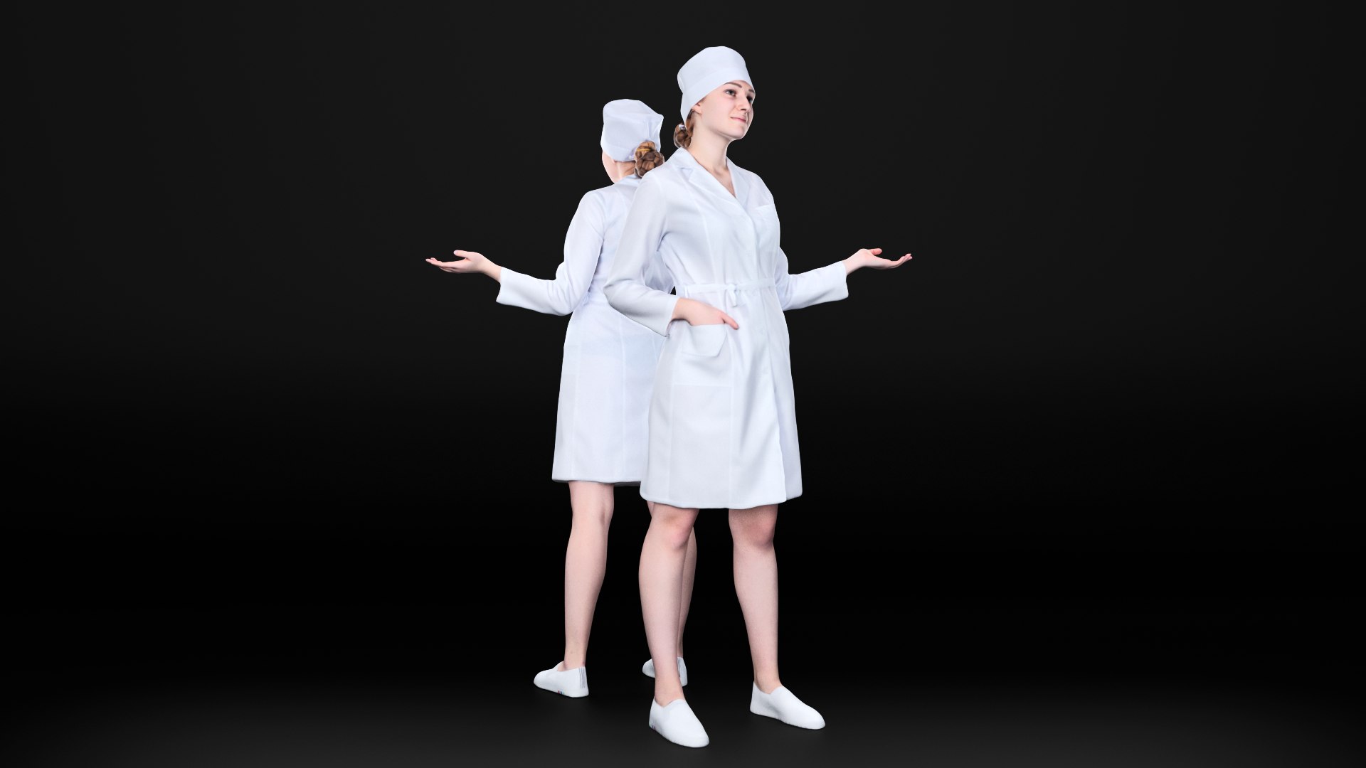 Human Nurse Model - TurboSquid 1470685