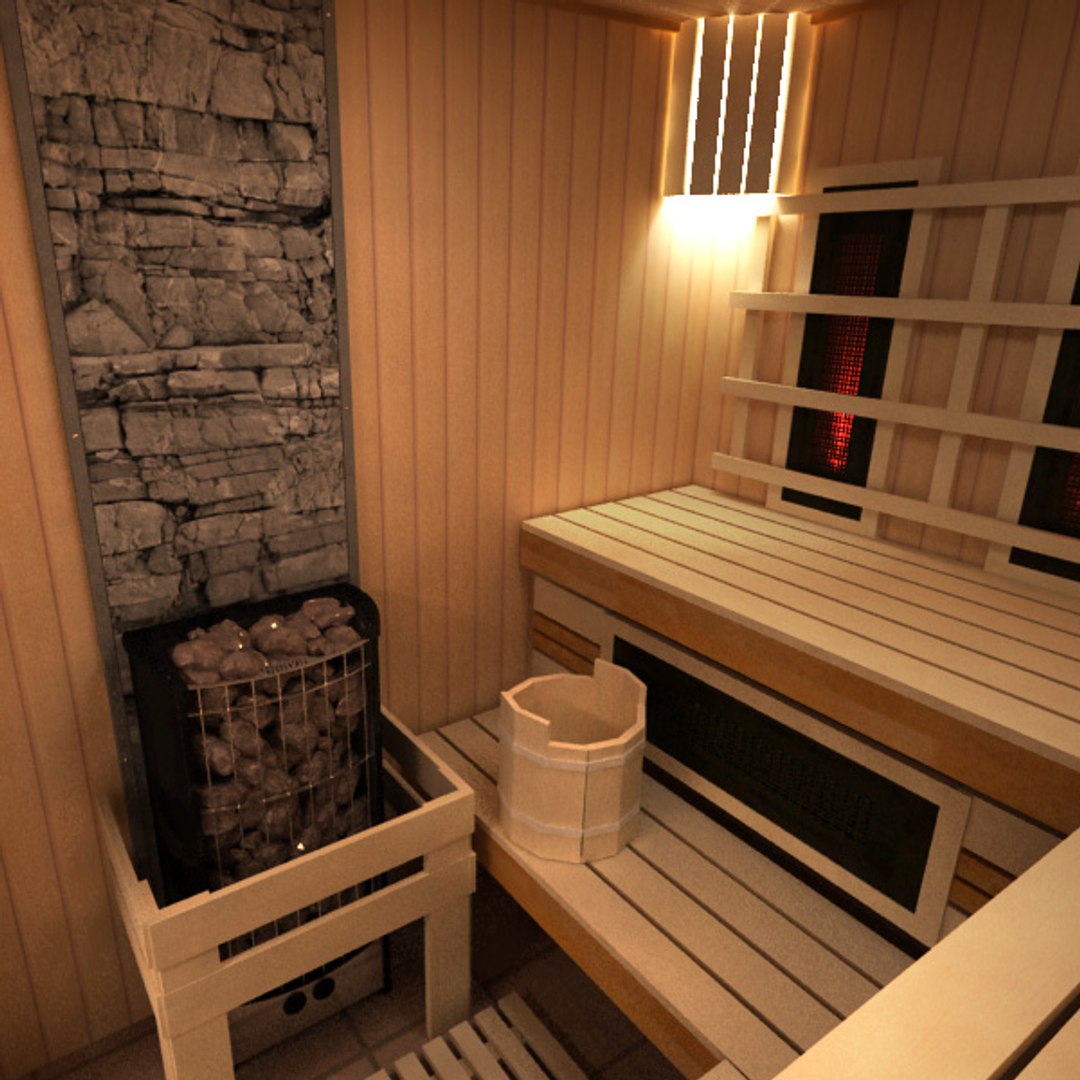 3ds Max Electric Sauna Harvia Figaro