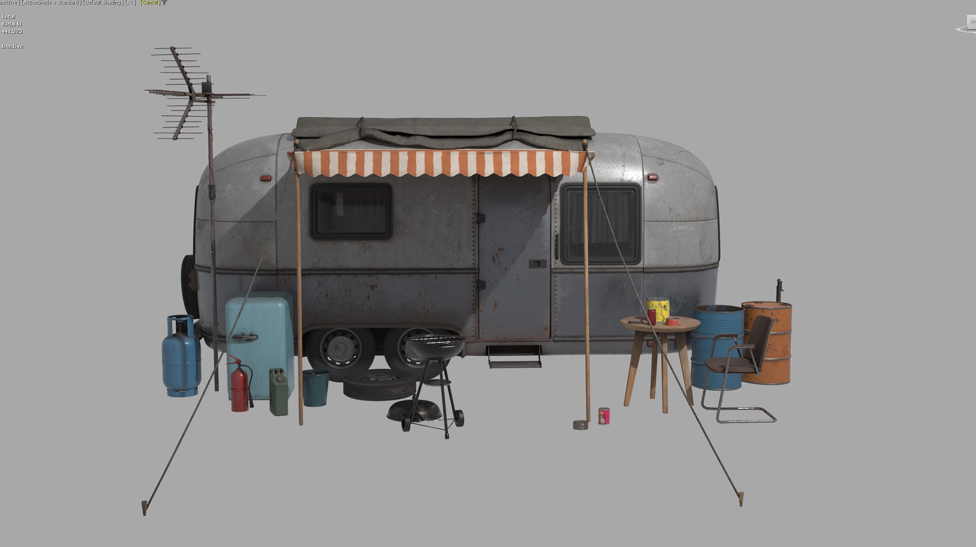 CamperVan Game Ready Pbr Model 3D Model - TurboSquid 2250342