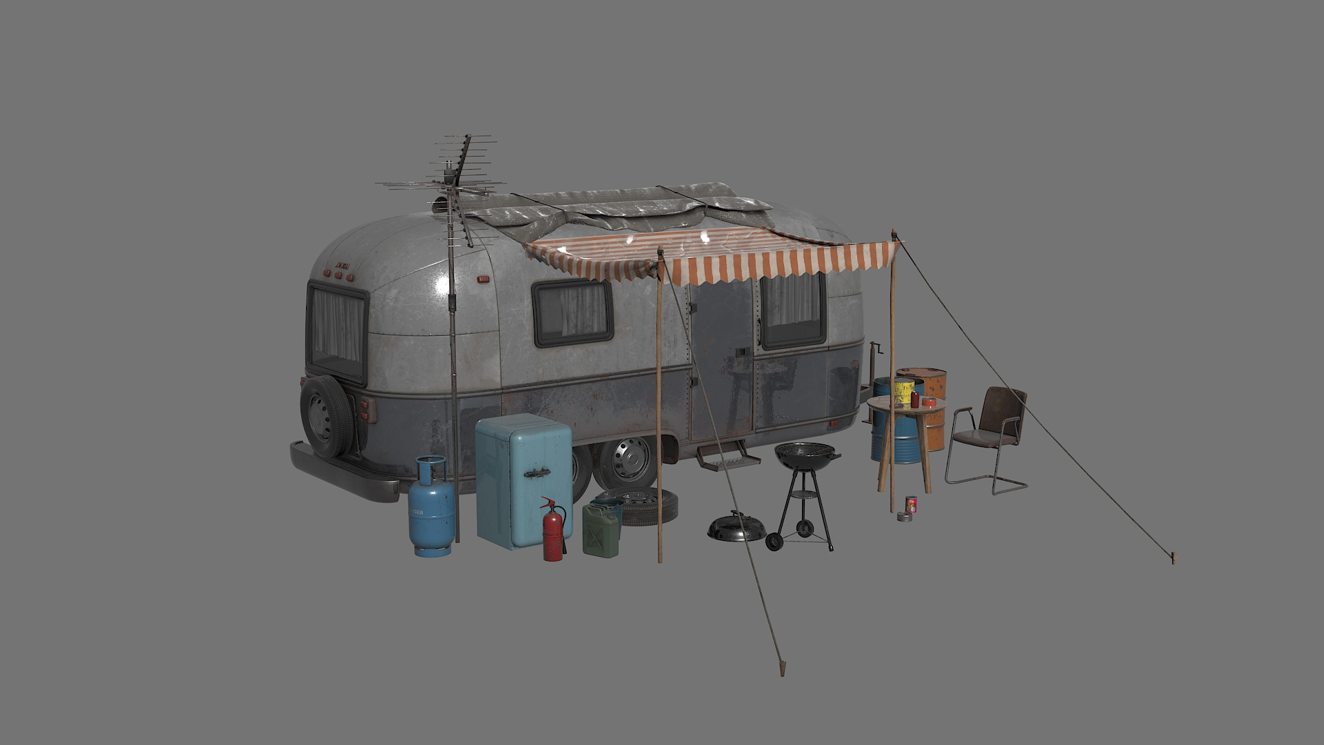 CamperVan Game Ready Pbr Model 3D Model - TurboSquid 2250342