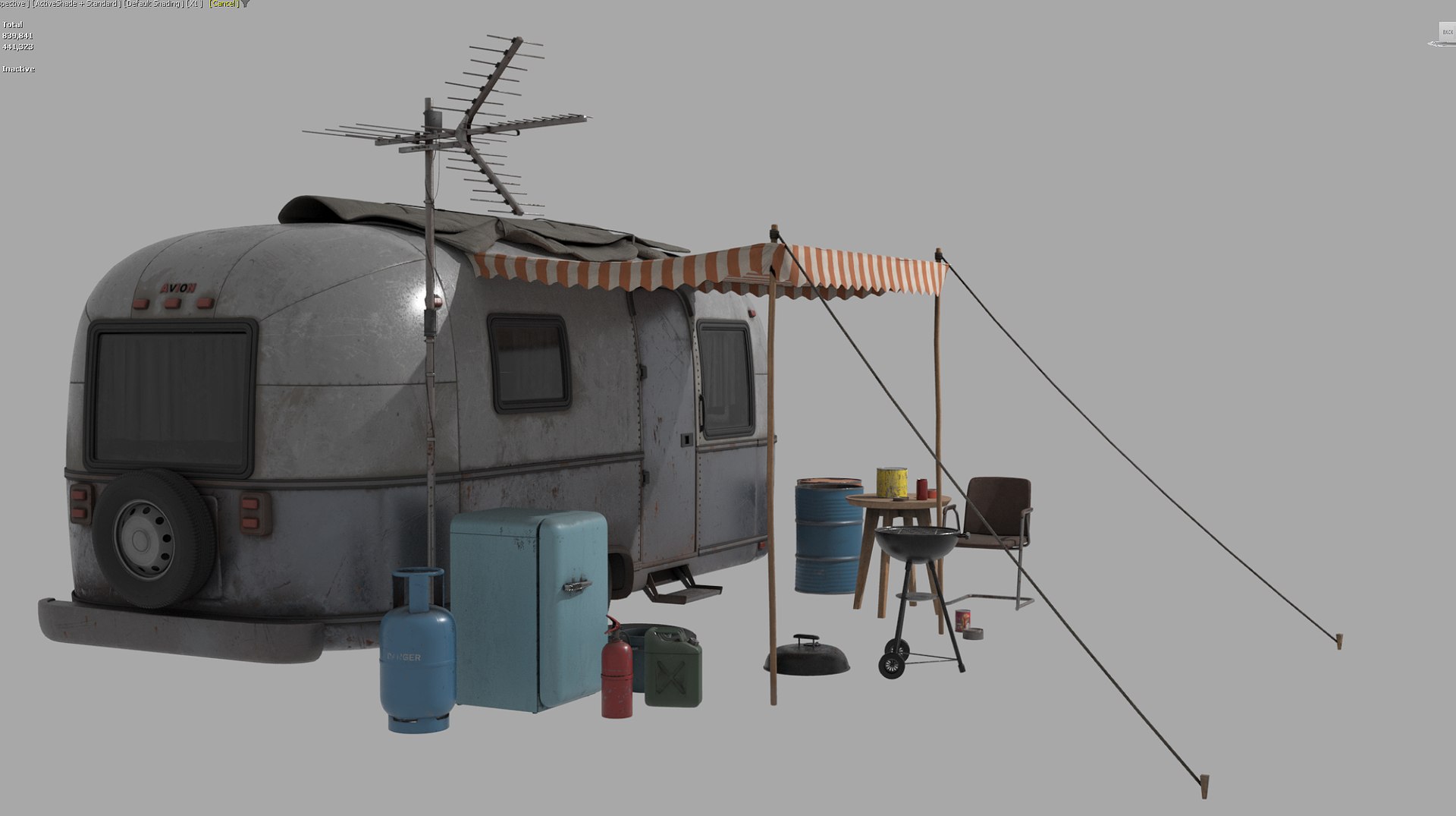 CamperVan Game Ready Pbr Model 3D Model - TurboSquid 2250342