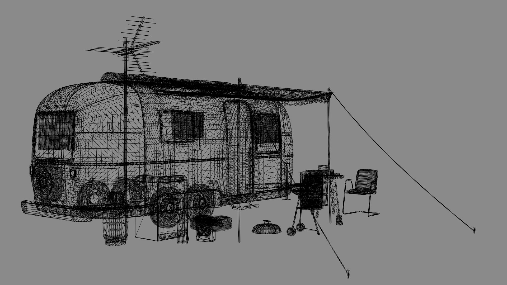 CamperVan Game Ready Pbr Model 3D Model - TurboSquid 2250342