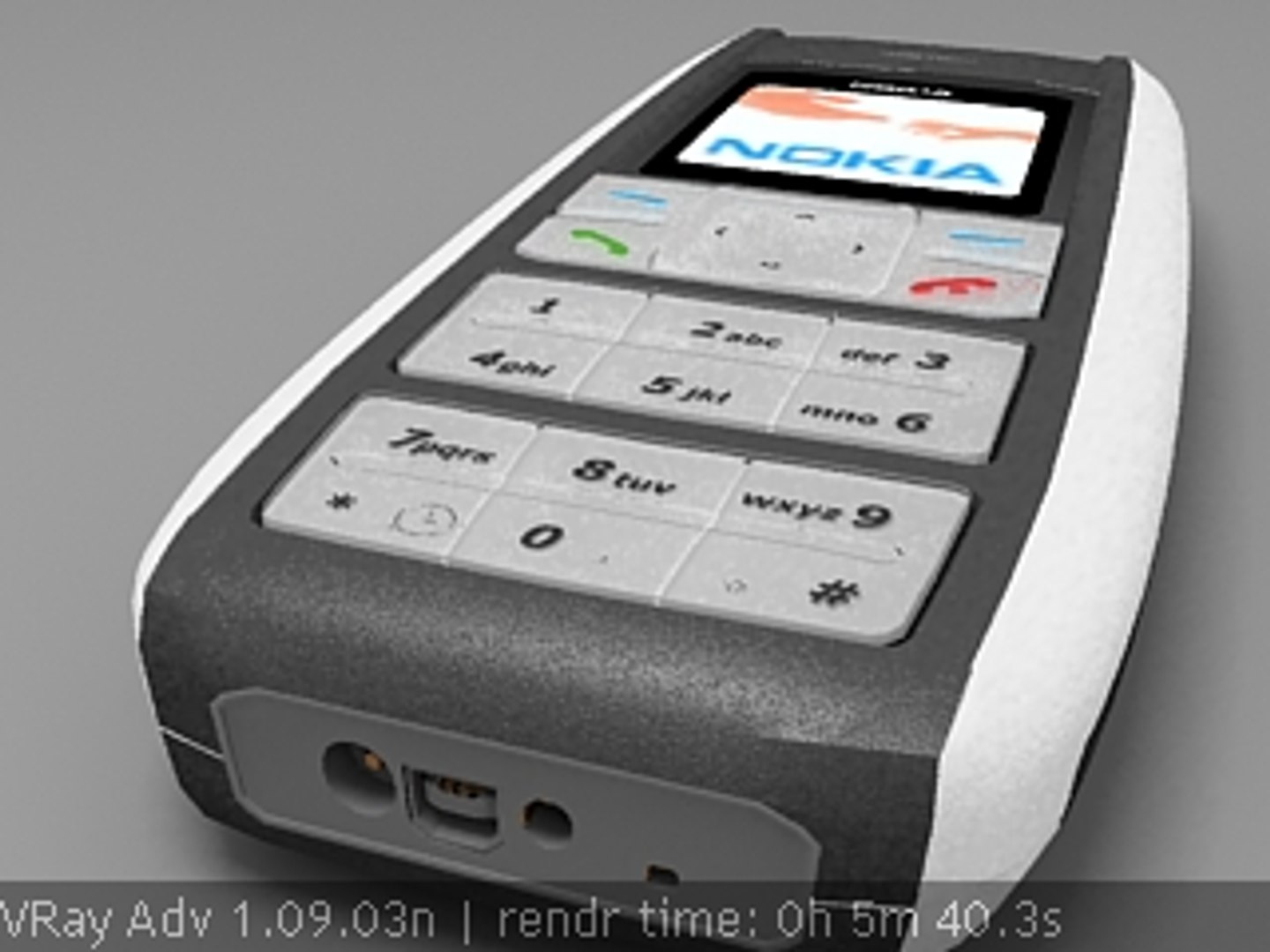 Nokia 1600 3d Max