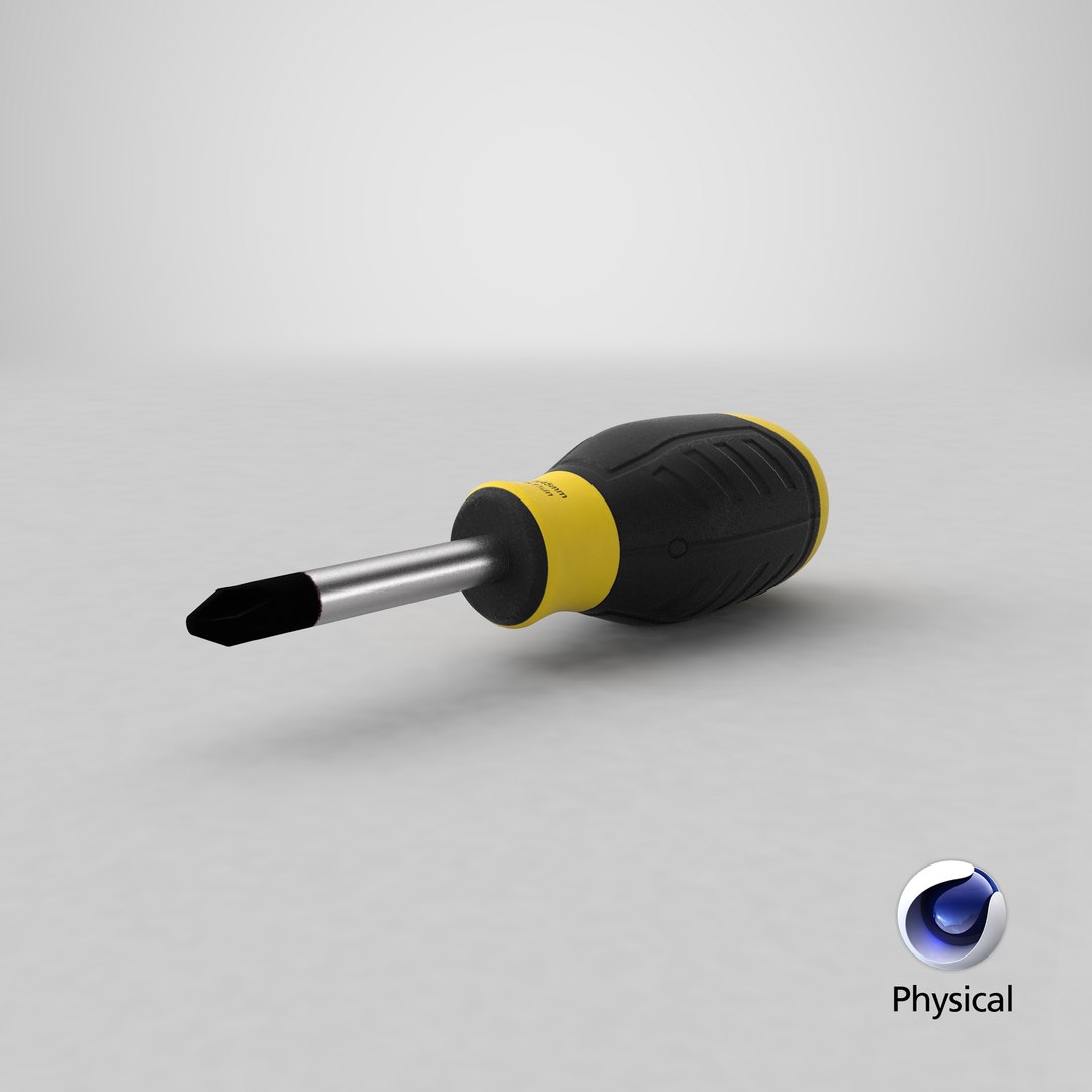 3D Screwdriver Phillips 2ptx45mm - TurboSquid 1983184