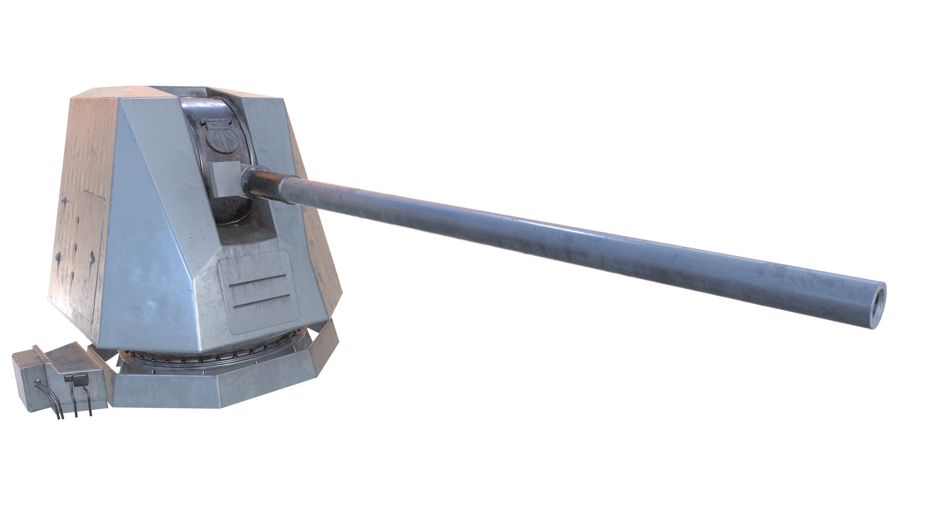 3D MK45 Naval Gun - TurboSquid 1859748