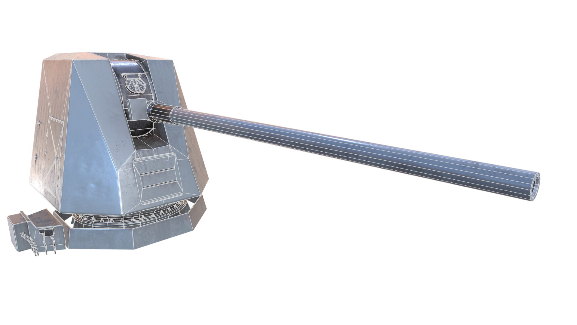 3D MK45 Naval Gun - TurboSquid 1859748