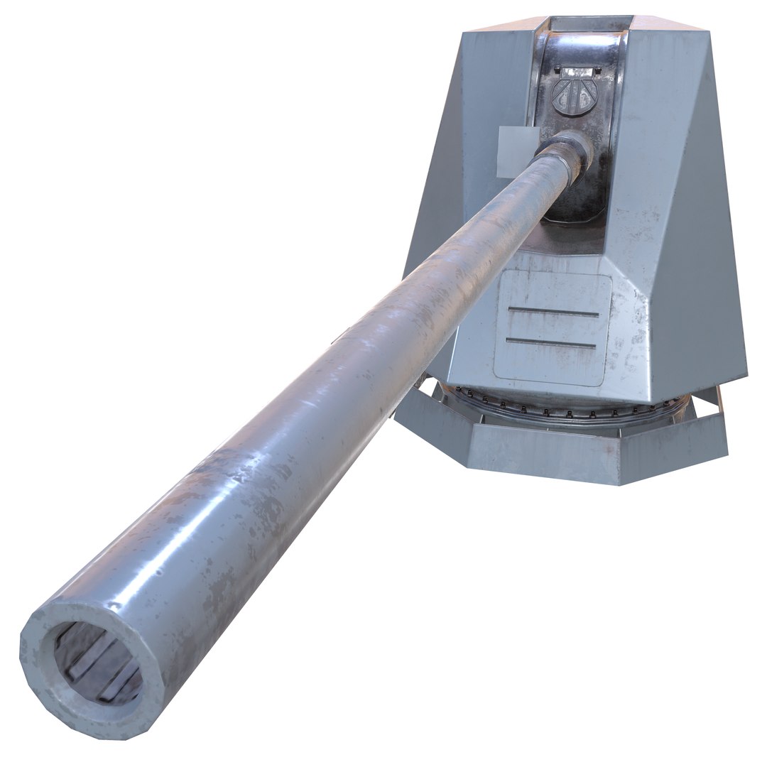 3D MK45 Naval Gun - TurboSquid 1859748