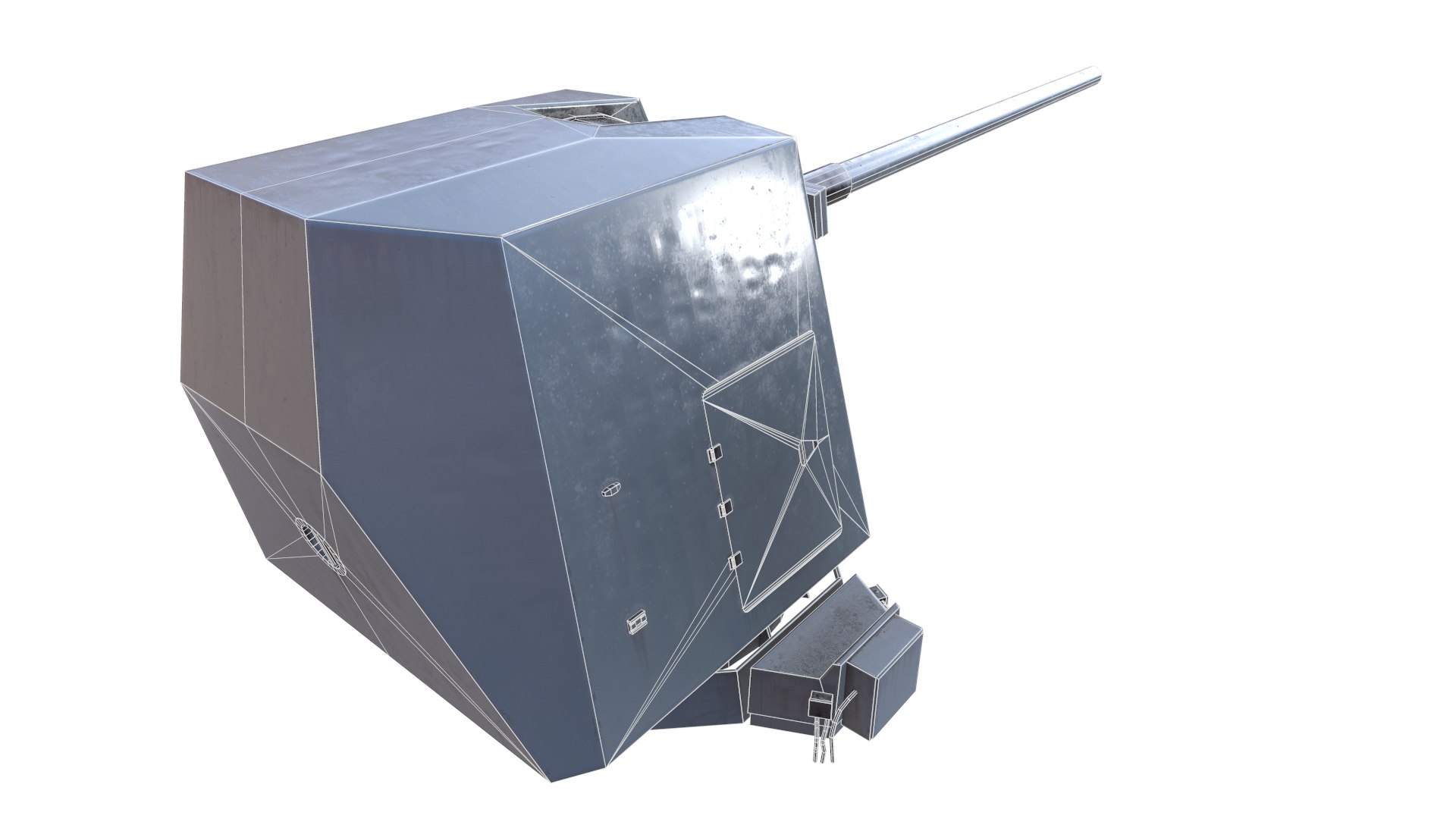 3D MK45 Naval Gun - TurboSquid 1859748