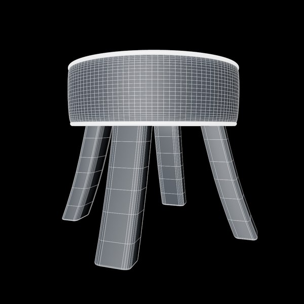 stool cloth pillow 3d model