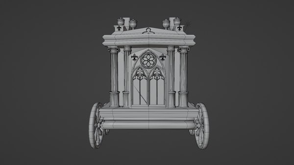 Stylized Luxury Wooden Carriage 3D model - TurboSquid 1937918