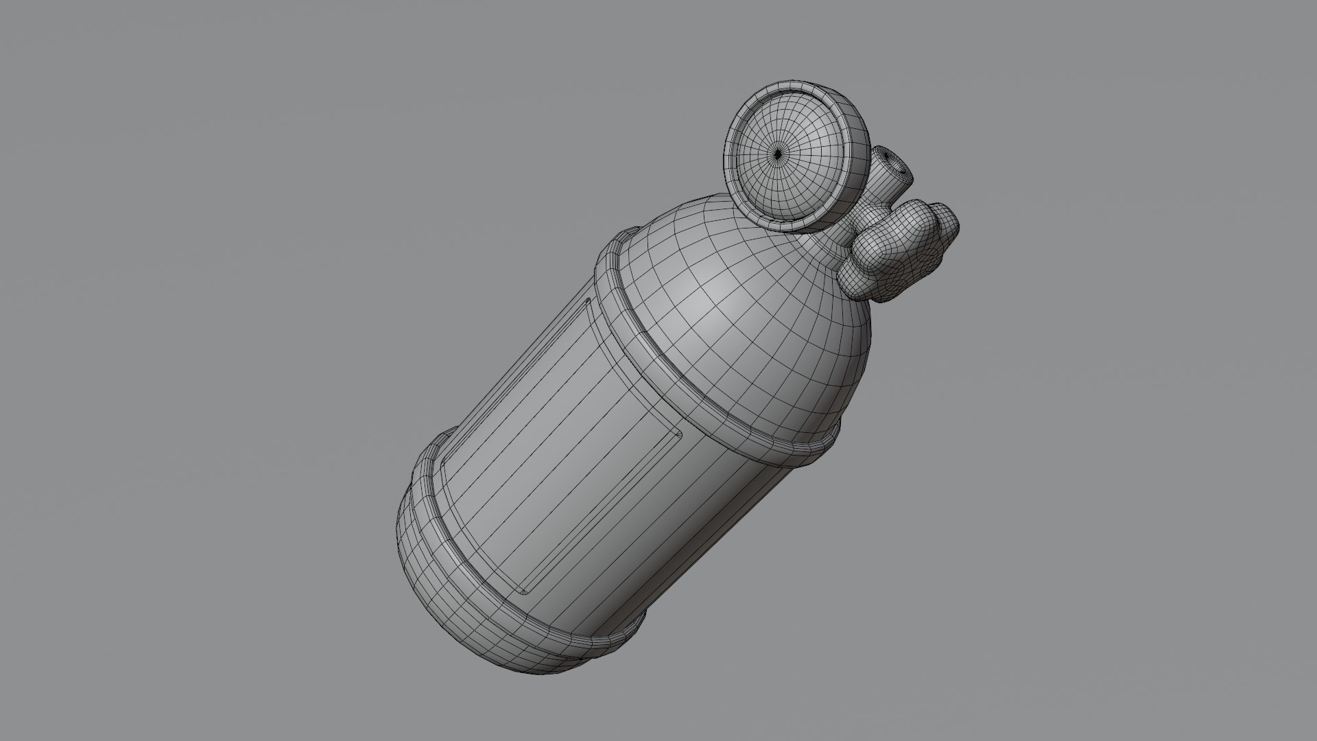 3D Realistic Nitrous Oxide NOS Canister 3D Model - Game-Ready ...