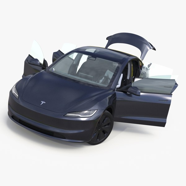 Tesla Bot이 장착된 Tesla Model 3 2024 3D 모델 - TurboSquid 2279752