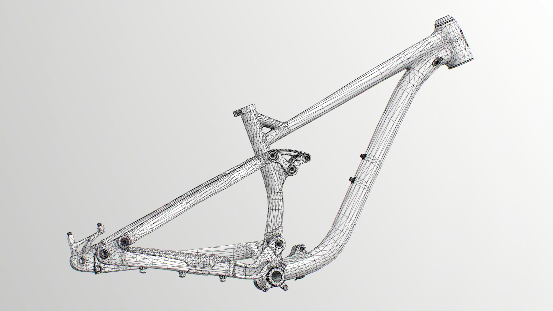 MTB Frame 3D Model - TurboSquid 2097917
