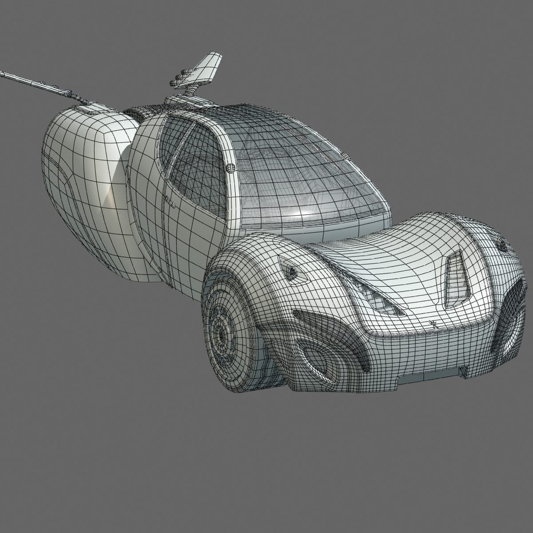 3d Model Future Sport Car