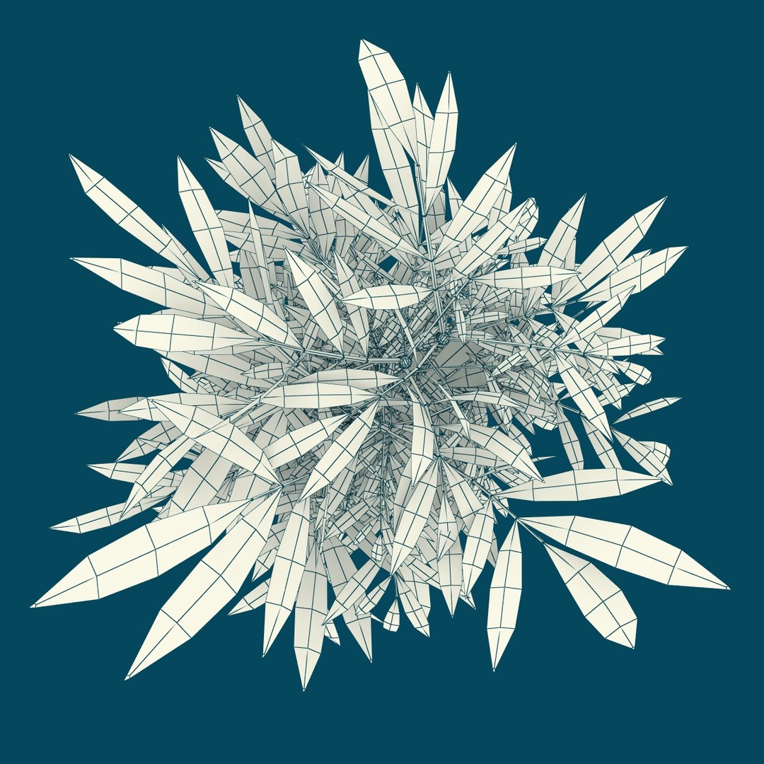 Artificial Bamboo Stick 3d Model