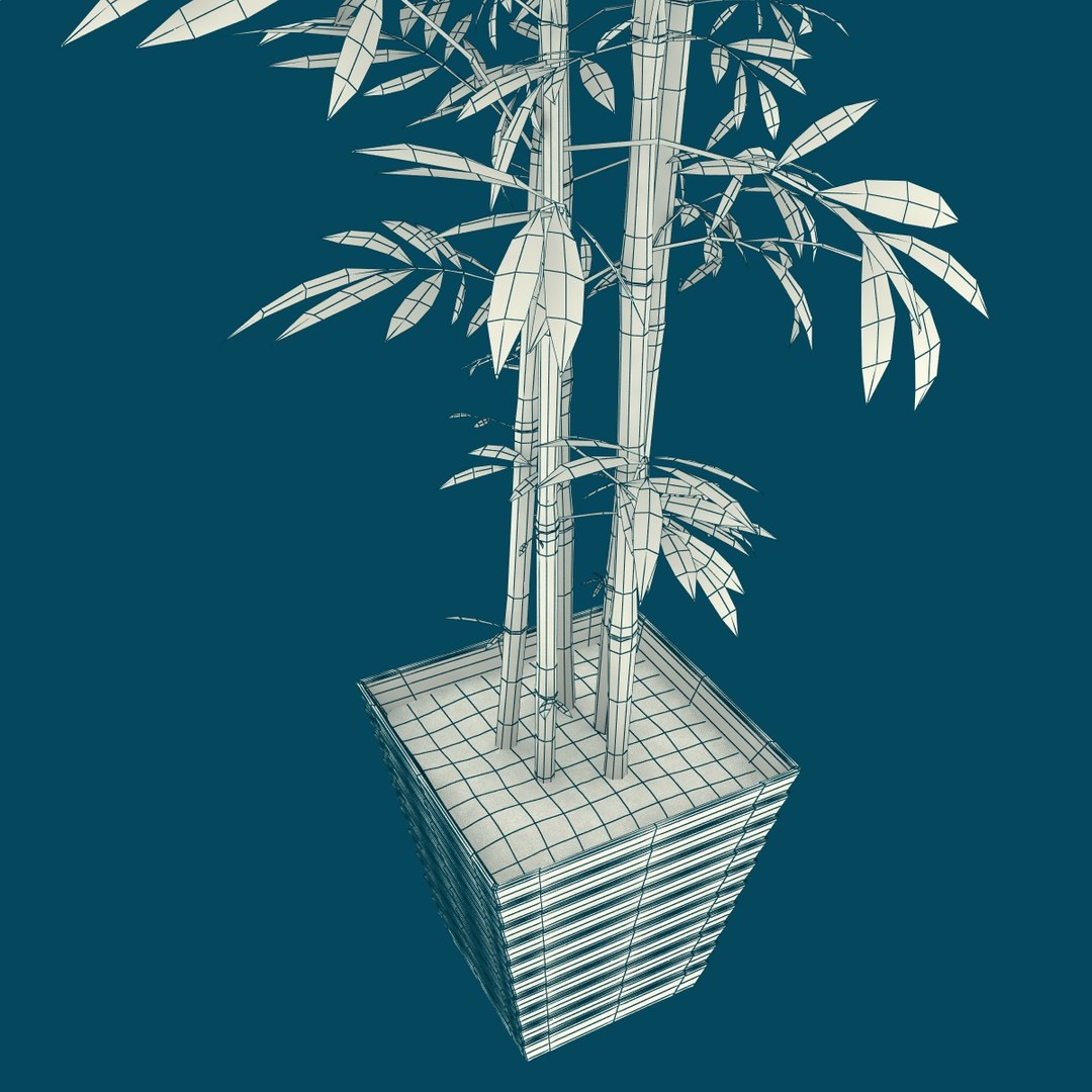 Artificial Bamboo Stick 3d Model