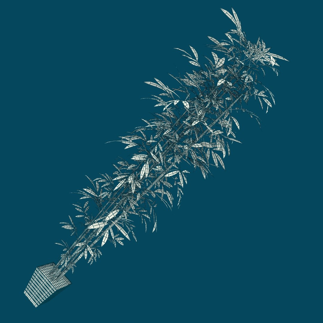 Artificial Bamboo Stick 3d Model