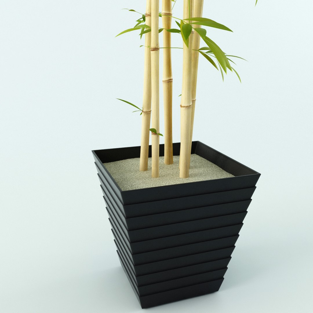 Artificial Bamboo Stick 3d Model