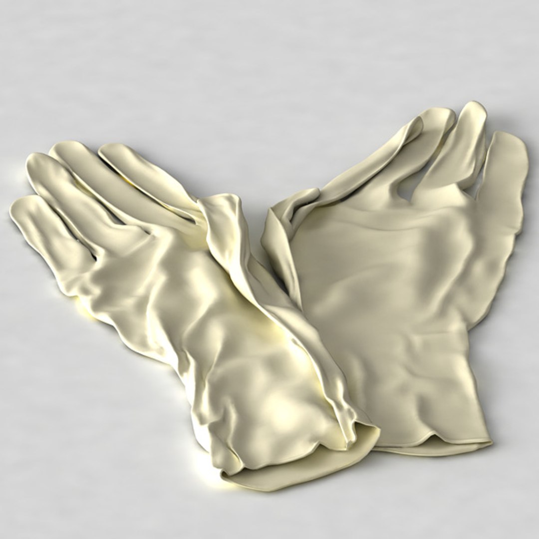 Cloth Gloves 3d Model