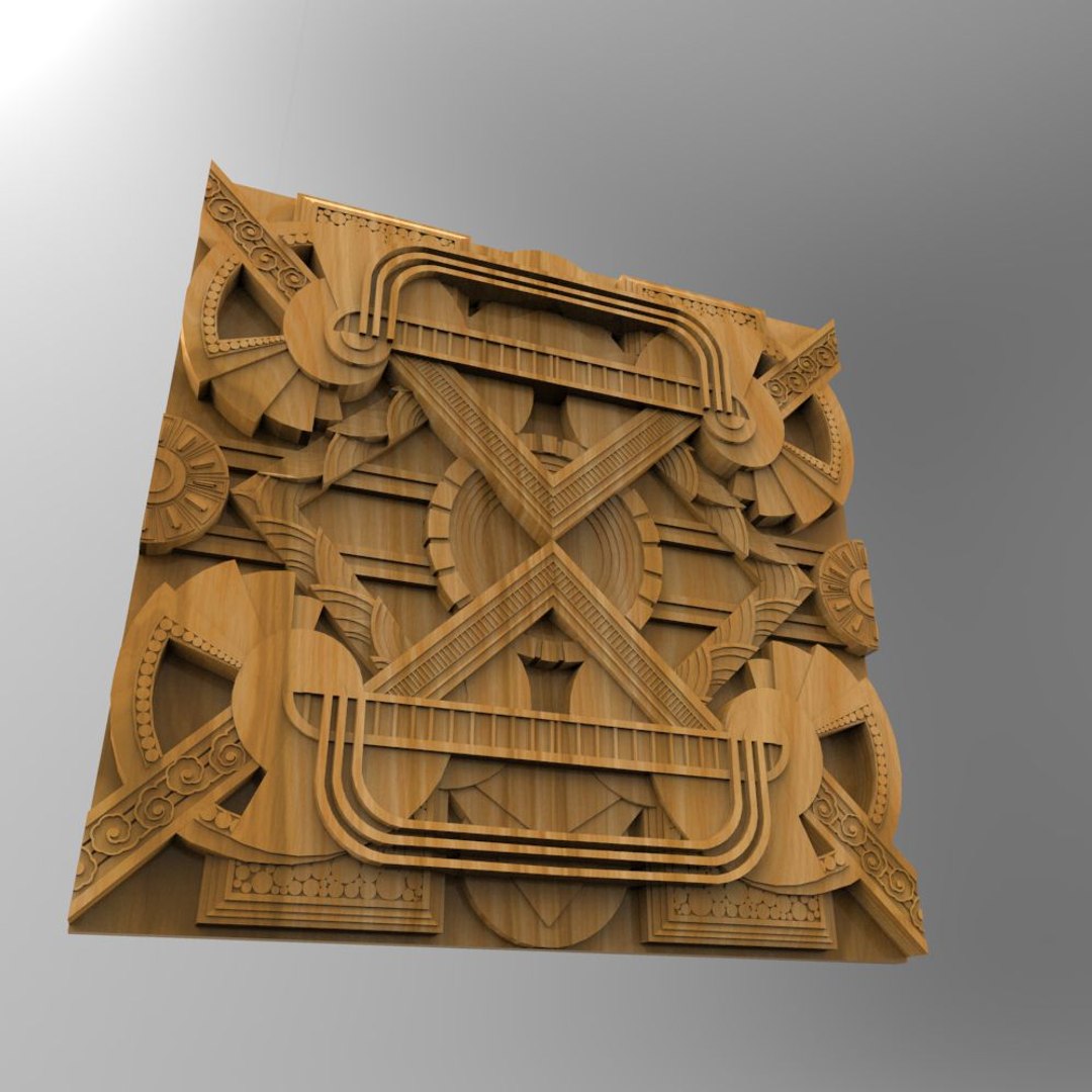 3d Wall Panel Stl Cnc Model