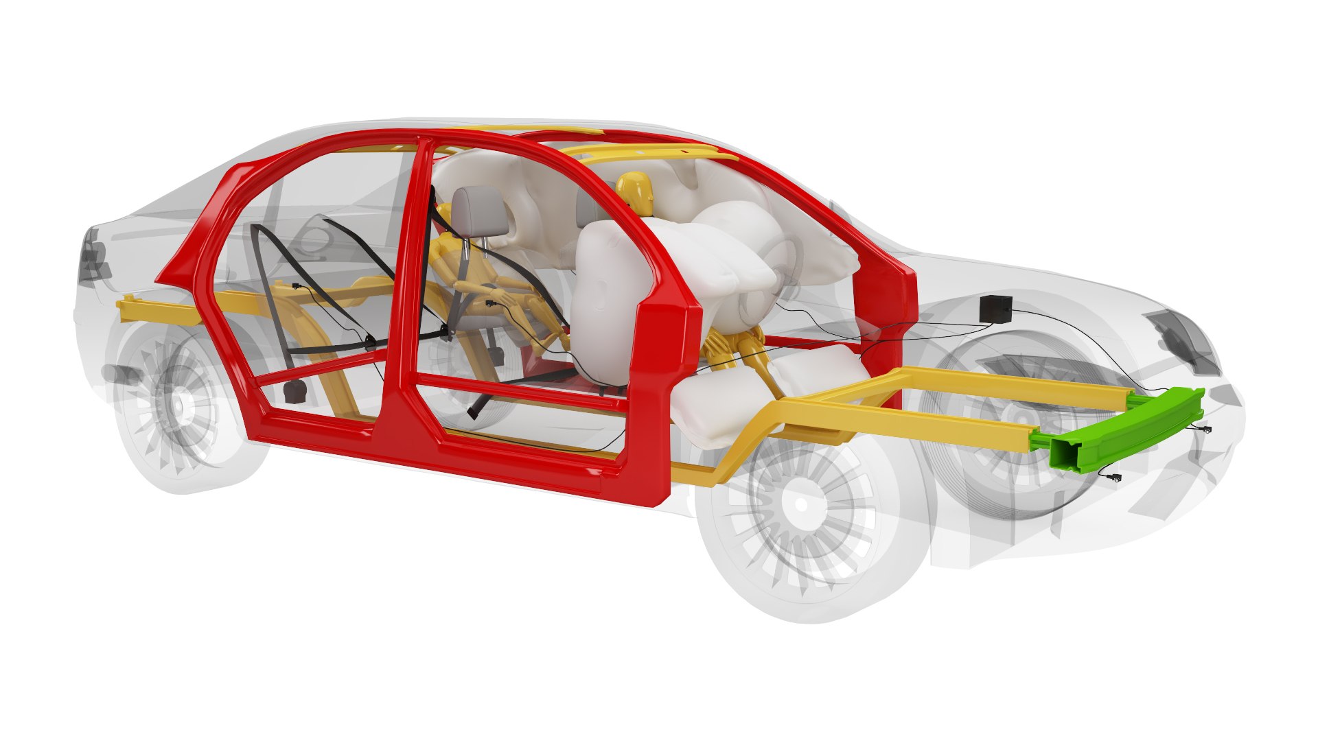 Car Safety Devices 3D Model - TurboSquid 2350145