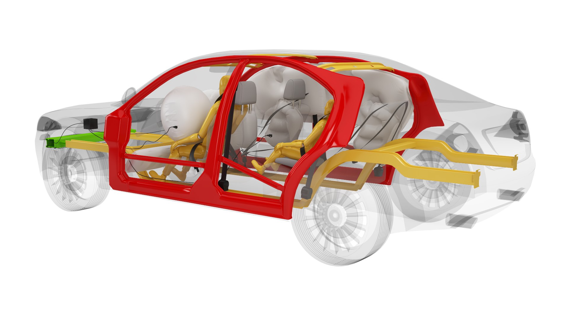 Car Safety Devices 3D Model - TurboSquid 2350145