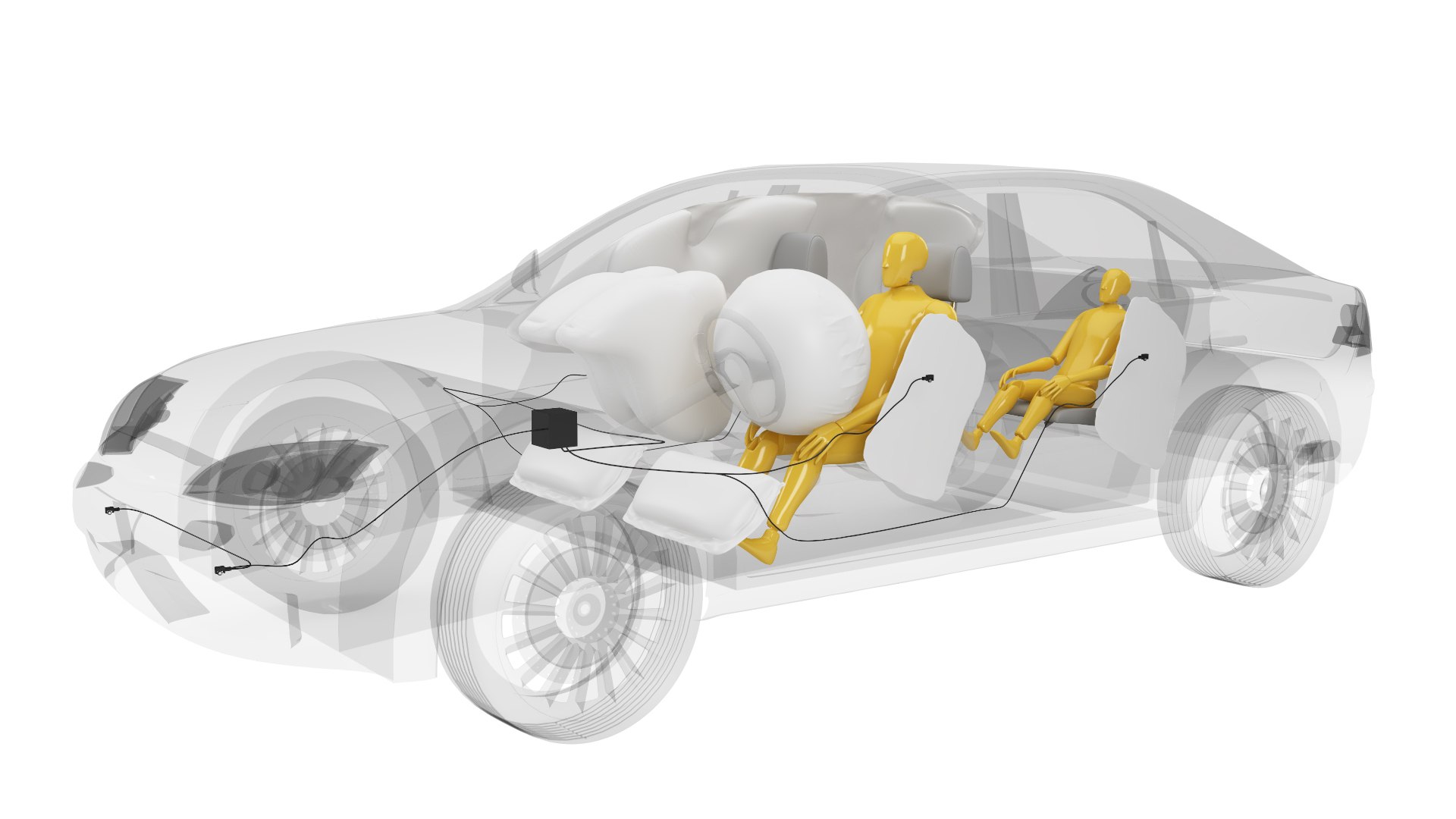 Car Safety Devices 3D Model - TurboSquid 2350145