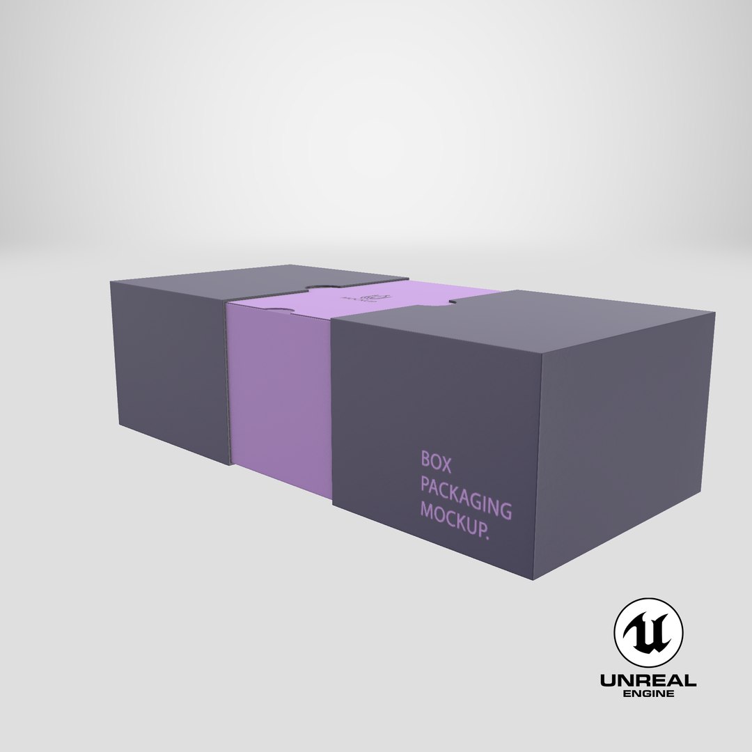 3D box packaging - TurboSquid 1491805