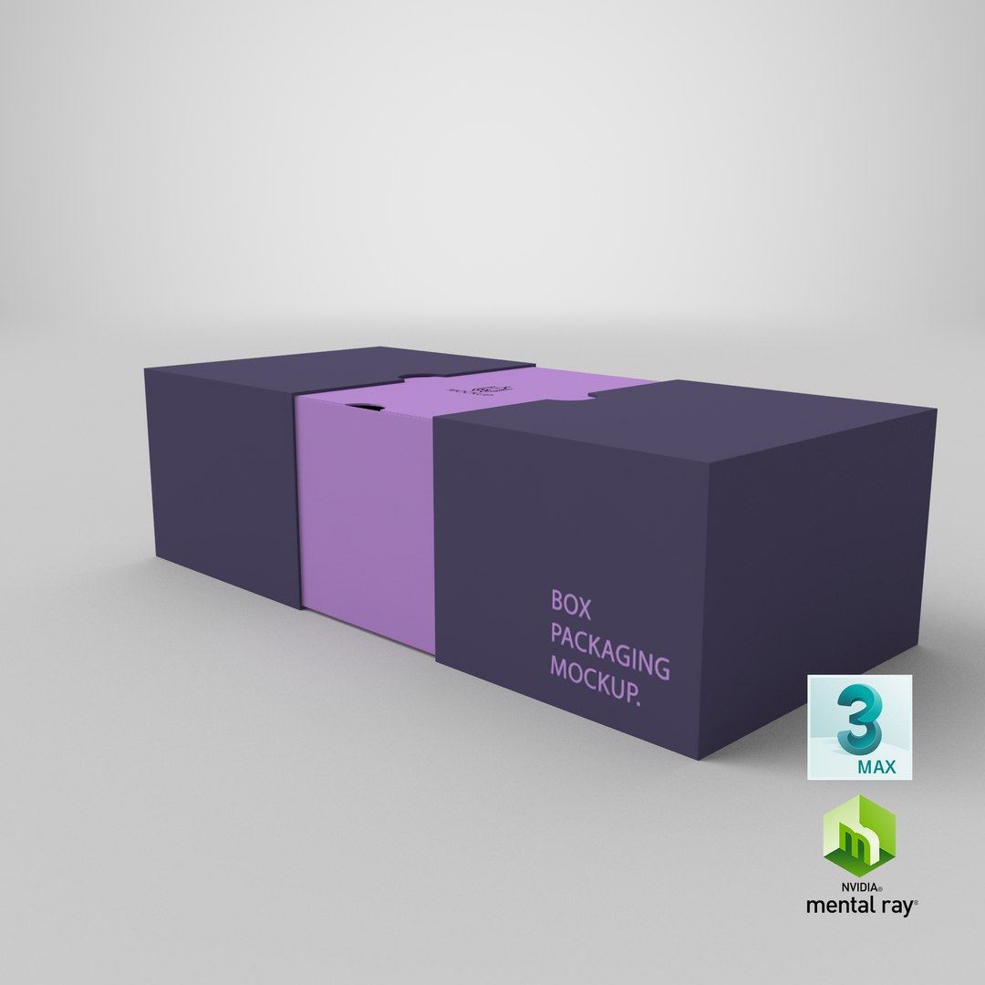 3D box packaging - TurboSquid 1491805