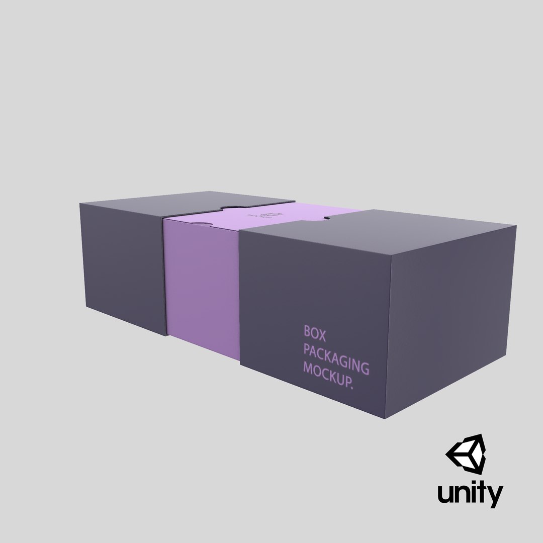3D box packaging - TurboSquid 1491805