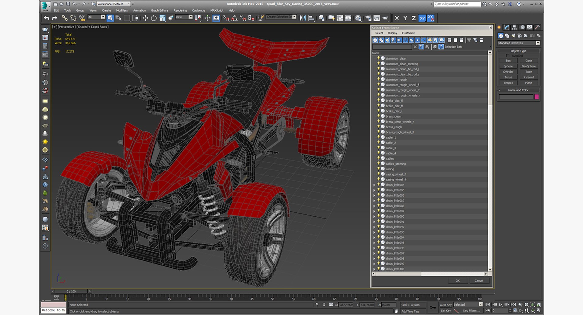 Quad bike spy racing 3D model - TurboSquid 1163457