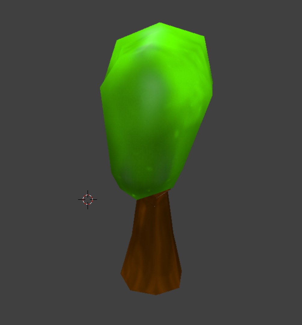 Free Cartoon Tree 3d Model